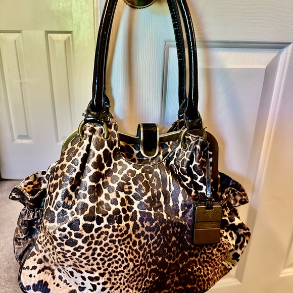 Jessica Simpson | Bags | Jessica Simpson Animal Print Shoulder Bag In ...